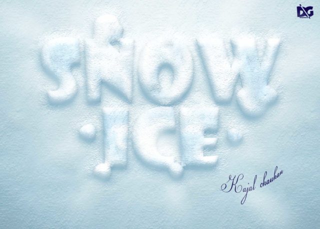 Cool PSD Ice Text Effect Styles - 99Effects