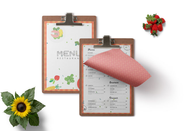 Food Restaurant PSD Menu Template - 99Effects