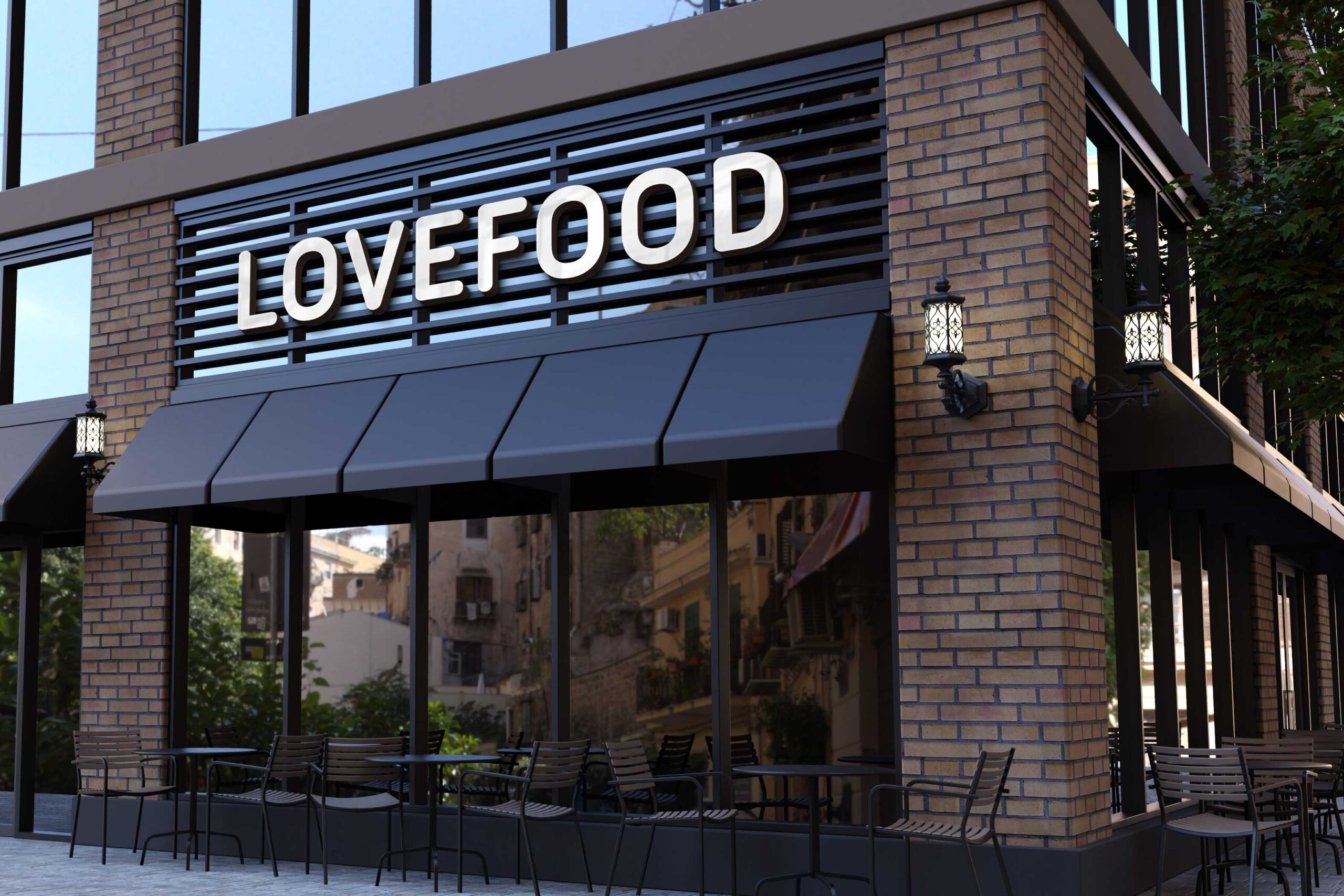 Restaurant Coffee Shop Signage Mockups 2020 99Effects Restaurant Coffee Shop Signage Mockups 2020 99Effects