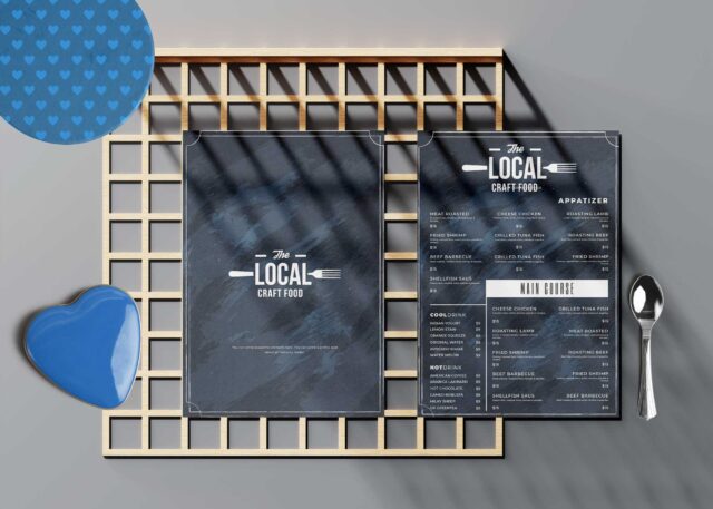 Local Food Menu Design Template - 99Effects
