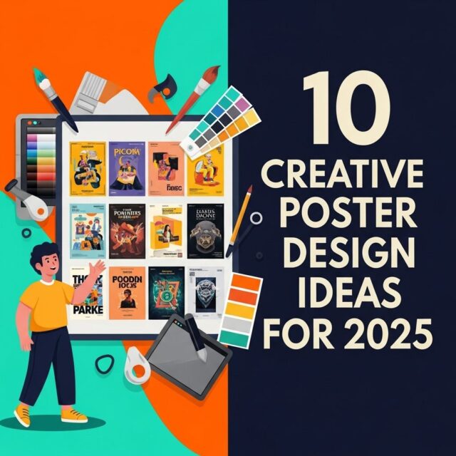 10 Creative Poster Design Ideas for 2025 - 99Effects