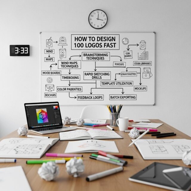 Design 100 Logos Quickly: Tips and Tricks - 99Effects