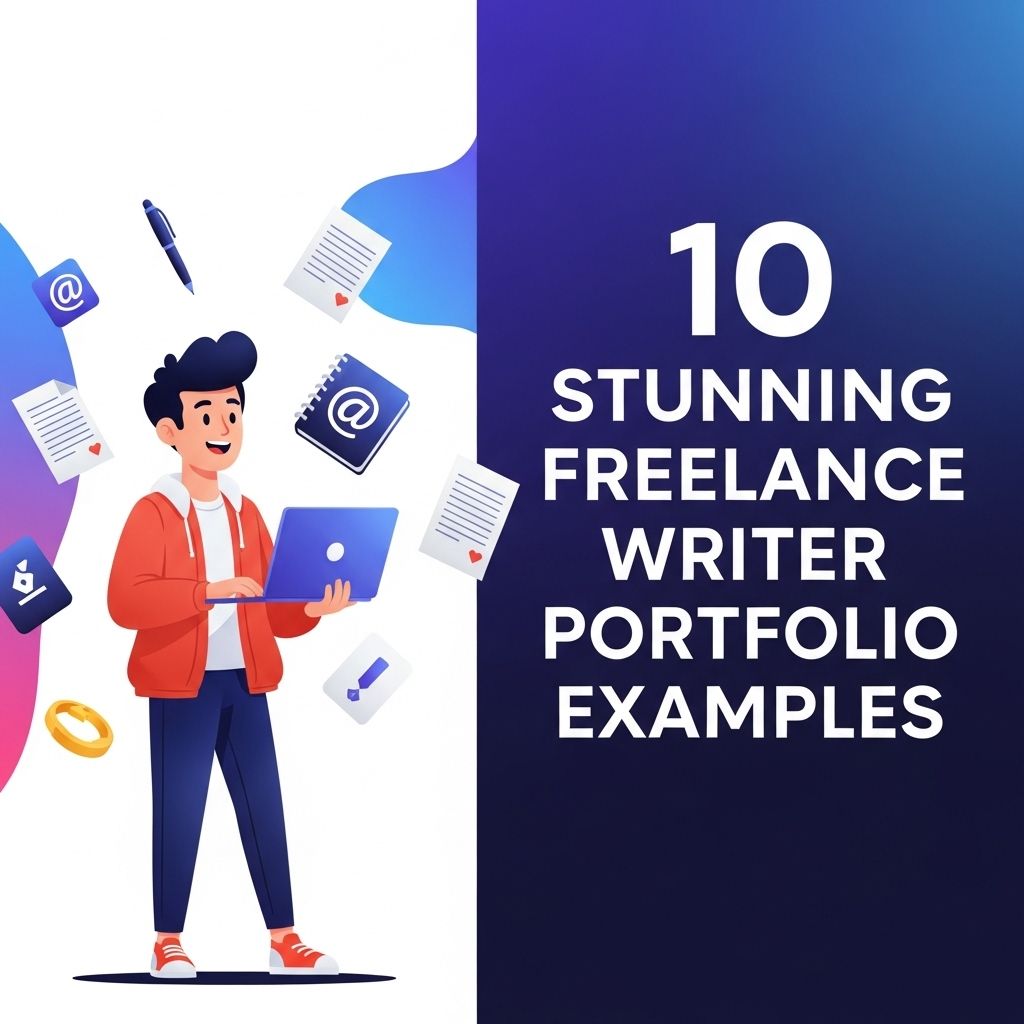 10 Stunning Freelance Writer Portfolio Examples - 99Effects