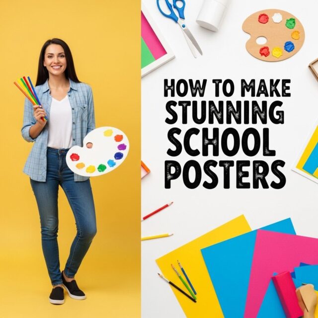 Create Stunning School Posters in Easy Steps - 99Effects