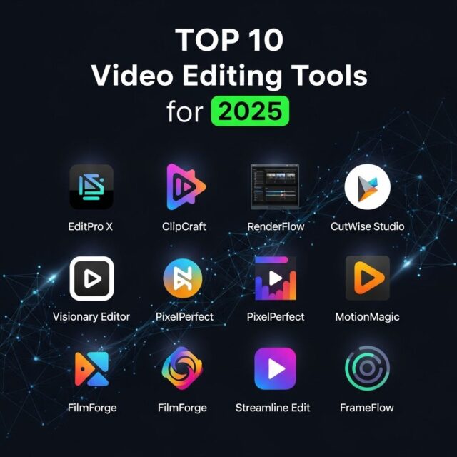 Top 10 Video Editing Tools to Watch in 2025 - 99Effects