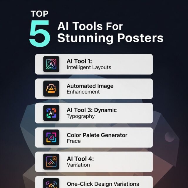 Top 5 AI Tools for Stunning Posters - 99Effects