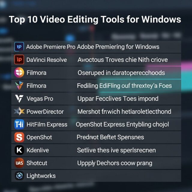 Top 10 Video Editing Tools for Windows in 2023 - 99Effects