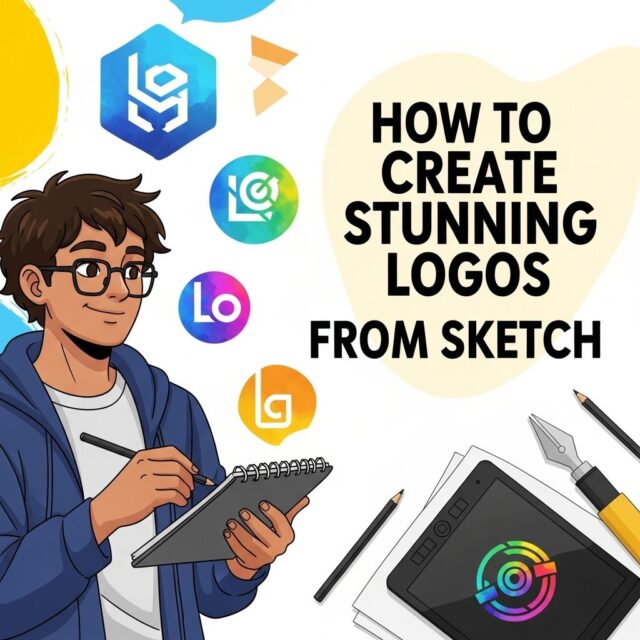 Create Stunning Logos from Sketch: A Step-by-Step Guide - 99Effects