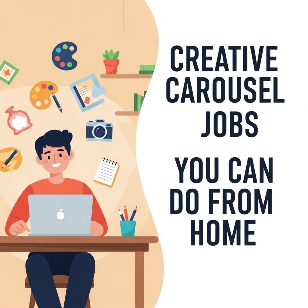 Creative Carousel Jobs You Can Do From Home - 99Effects