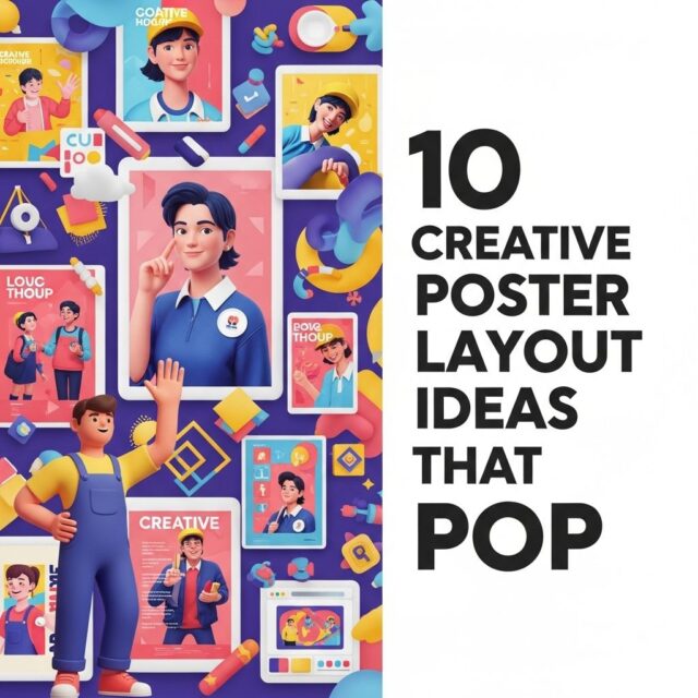 10 Creative Poster Layout Ideas That POP - 99Effects