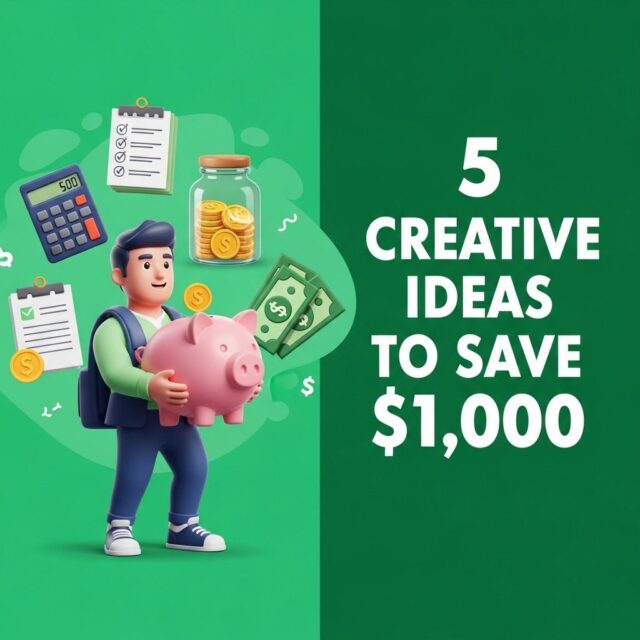5 Creative Ways to Save $1,000 - 99Effects