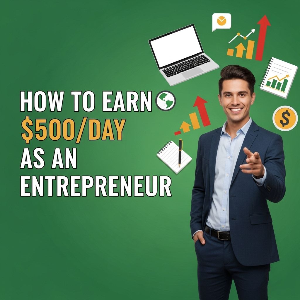 How to Earn $500 a Day as an Entrepreneur - 99Effects