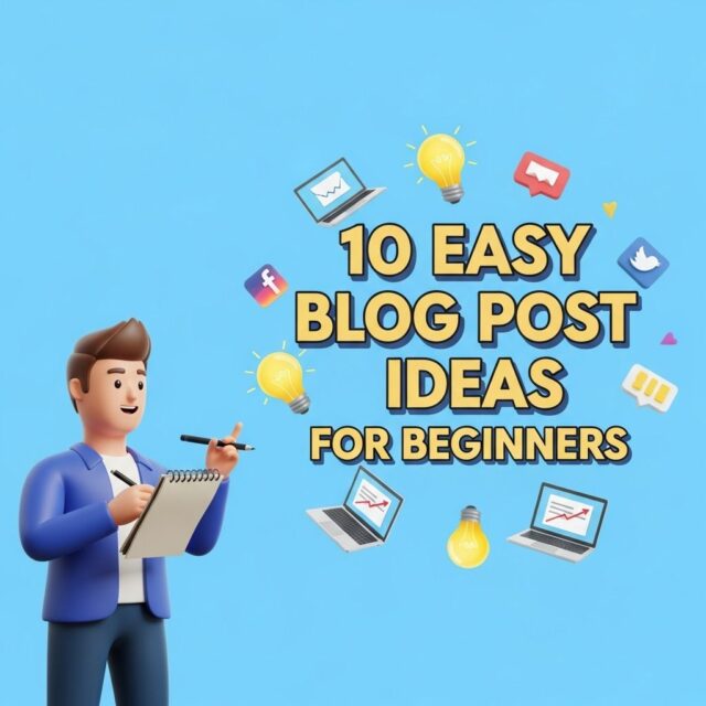 10 Easy Blog Post Ideas for Beginners - 99Effects