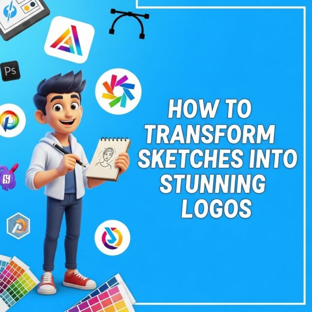 Transform Your Sketches Into Stunning Logos - 99Effects