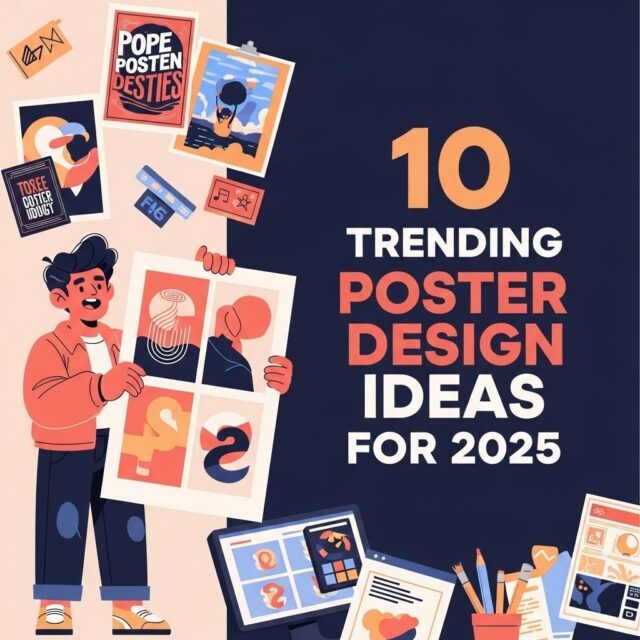10 Trending Poster Design Ideas for 2025 - 99Effects